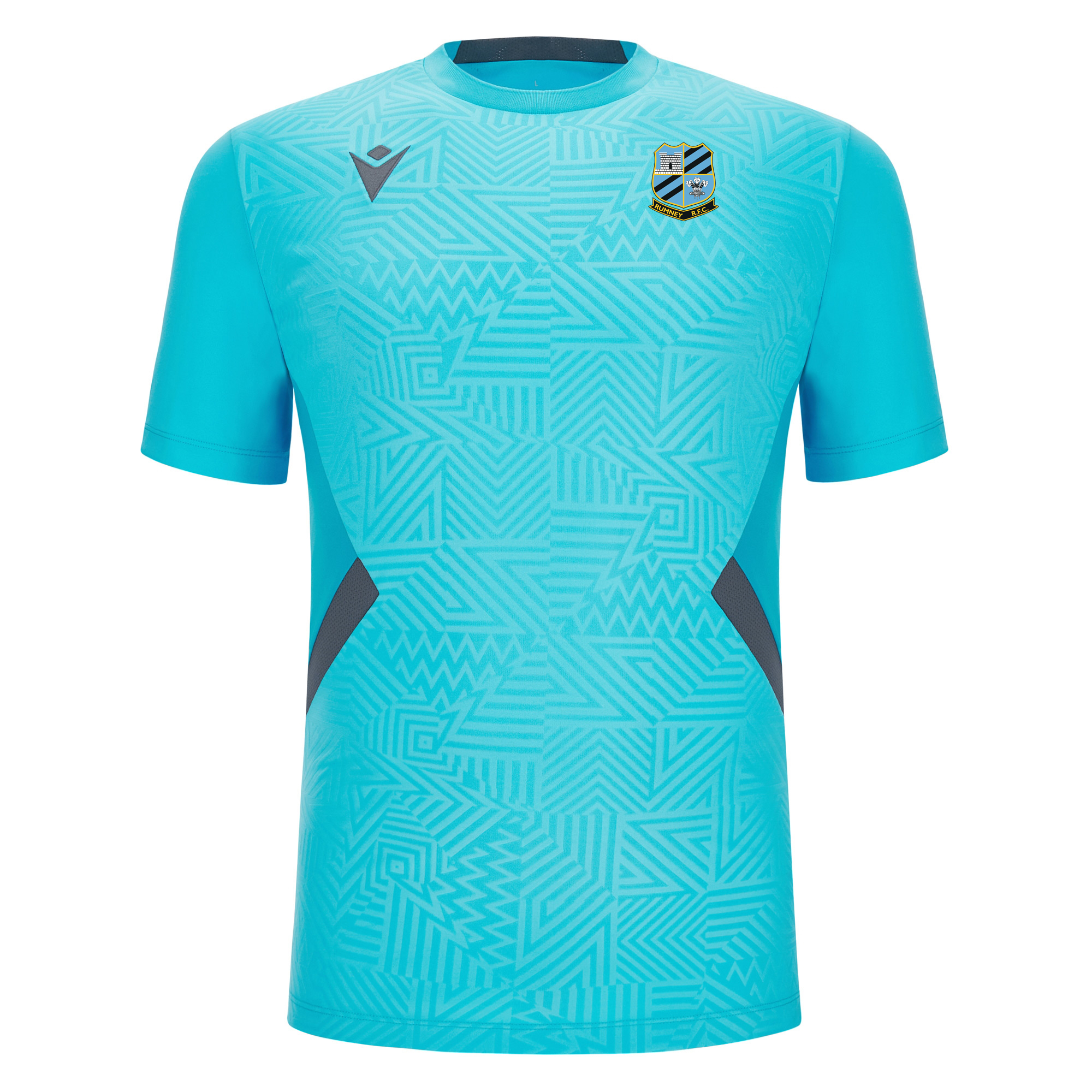Rumney RFC - SHEDIR shirt (Neon Blue) Kids - Rumney RFC